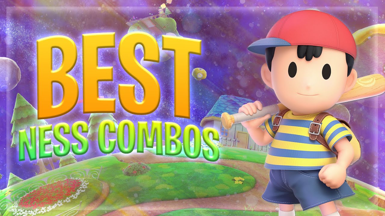 Best Ness Combos In Super Smash Bros Ultimate ! - YouTube