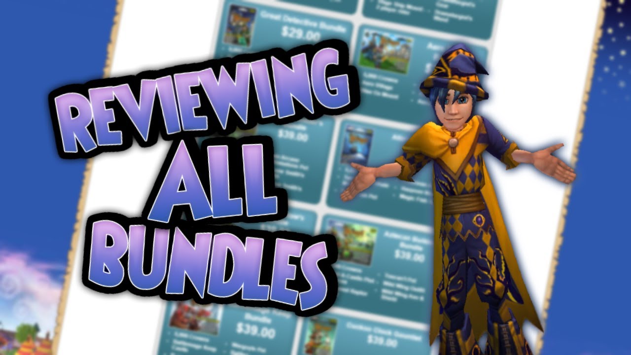 Wizard101 All Bundles Review - Don't waste your money! - YouTube