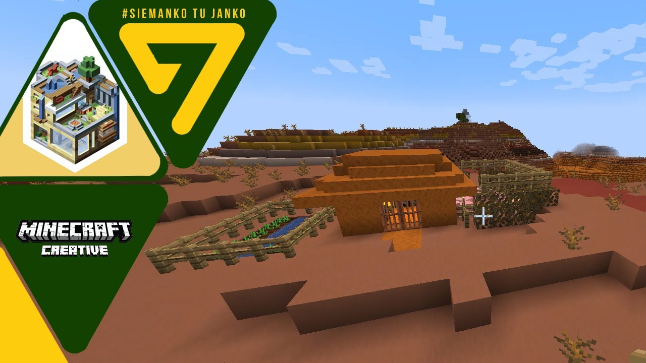 Minecraft Creative - Budowa domu i farmy - poradnik - YouTube