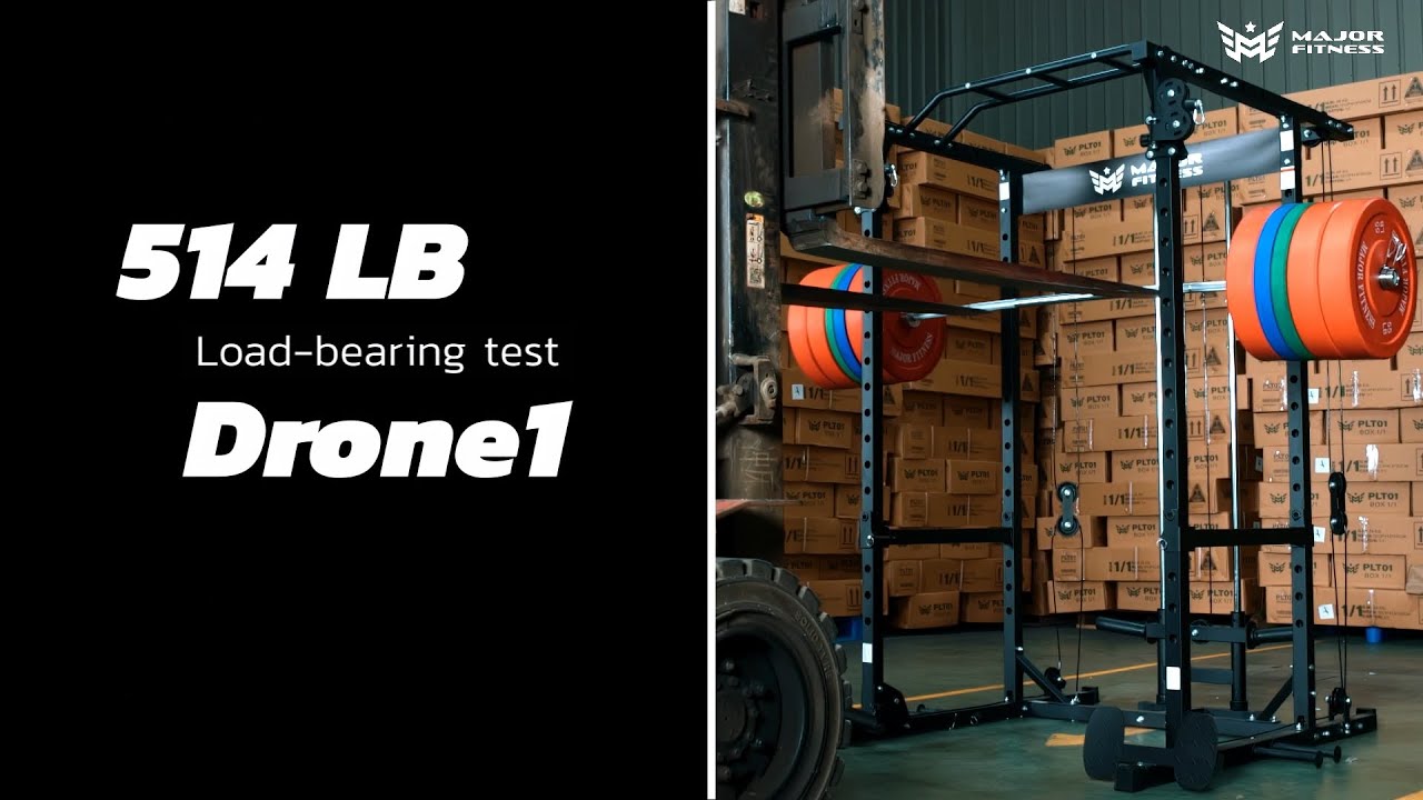 Introducing the NEW Best Budget Power Rack - Major Fitness Drone 1 ...