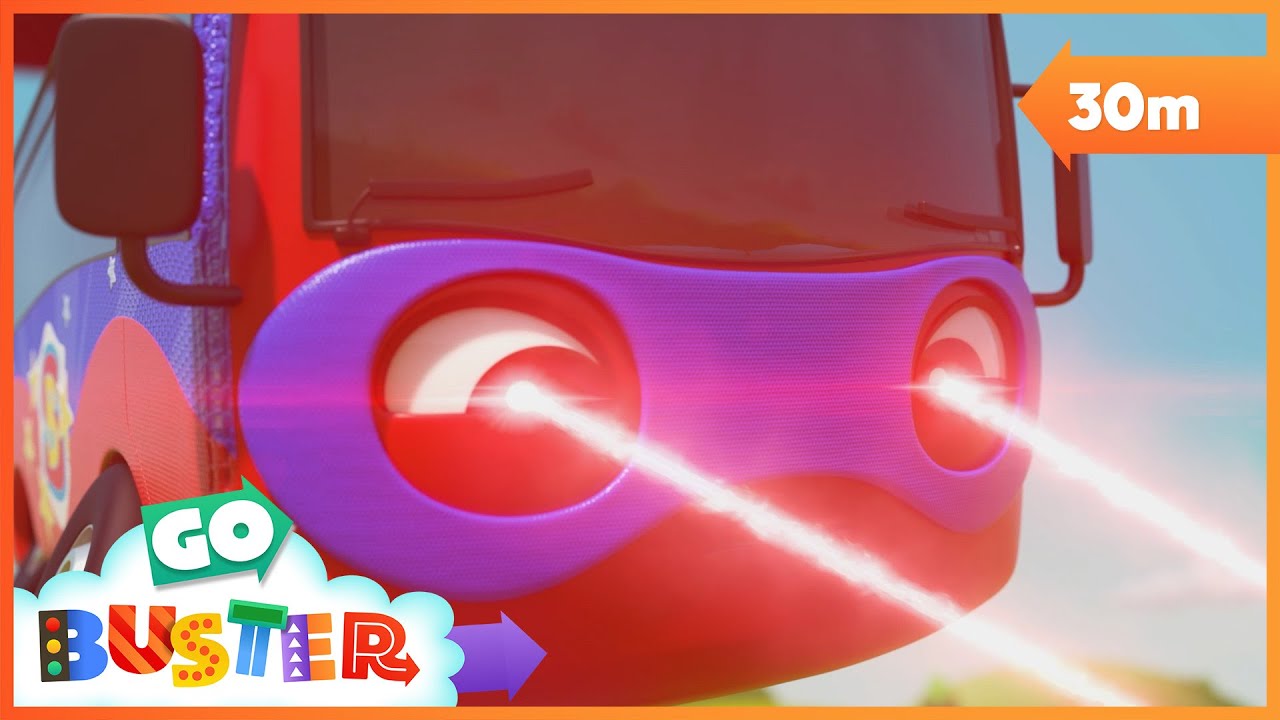 Buster the Super Bus | Go Gecko's Garage! | Go Buster | Kids Cartoons ...