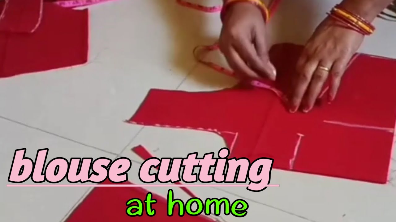 Blouse cutting tutorial |simple blouse cutting|how to cutting blouse in ...