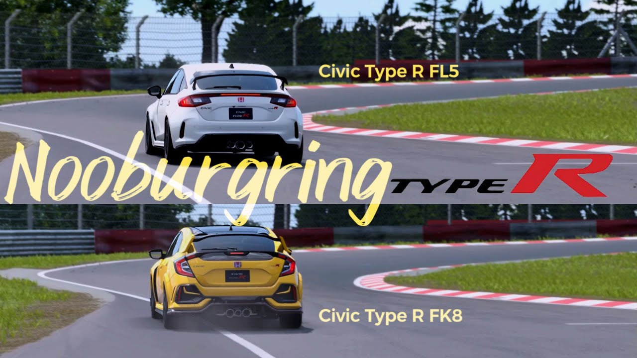 Civic Type R FK8 vs FL5 | Epic Battle at Nürburgring in GT7! #ps5 # ...