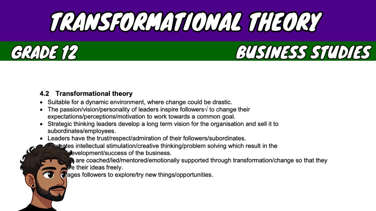 Transformational Theory | Grade 12 Business Studies - YouTube