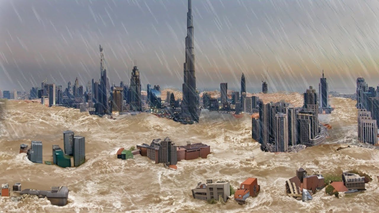 SHOCKING!! See How Dubai is sinking for the first time this century ...