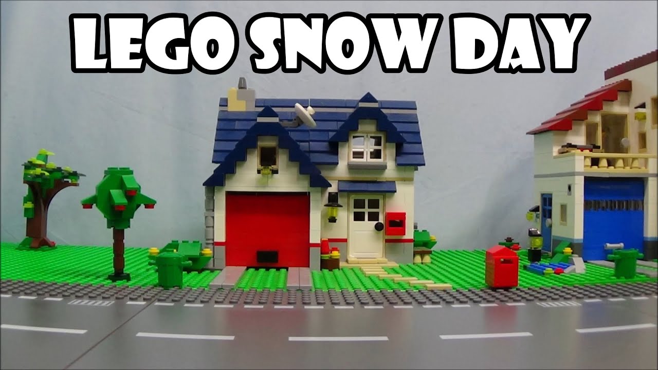 Lego Snow Day - YouTube