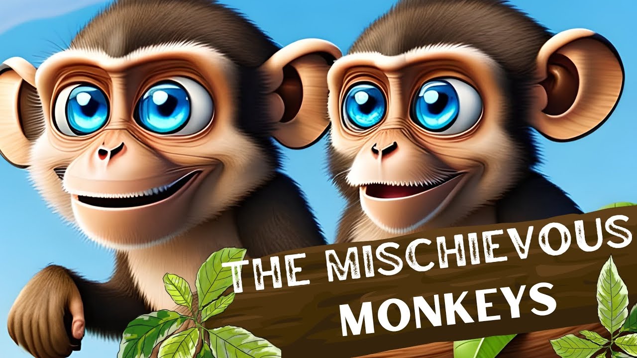Mischievous Monkeys | Moral story | Self Decipline story for Kids ...