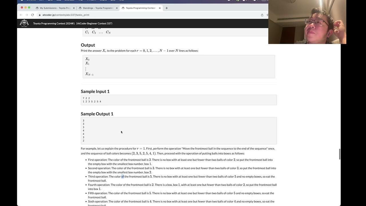 Atcoder Beginner Contest Round 337 Screencast - YouTube