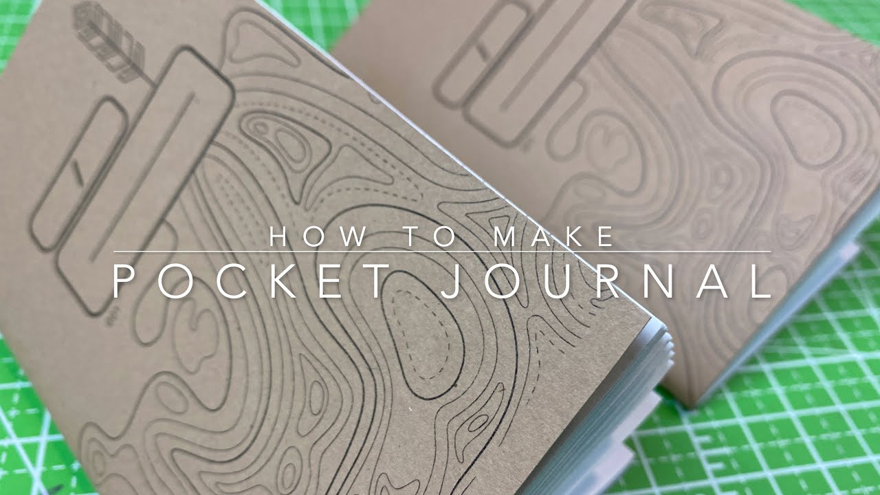 Make your own Pocket Journal - Start to Finish Process - YouTube