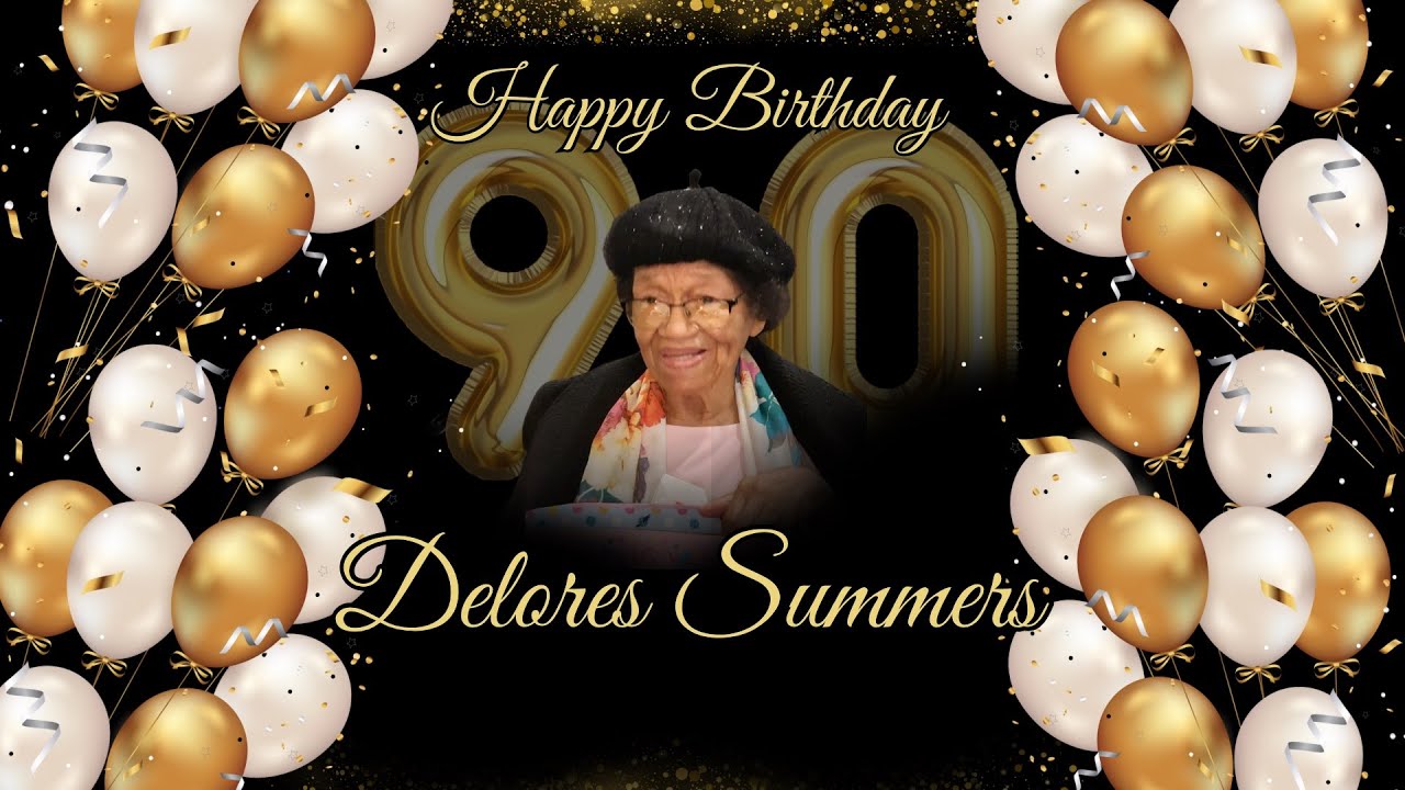 DELORES 90TH BIRTHDAY - YouTube