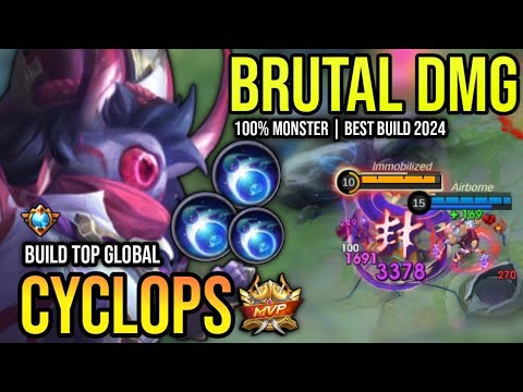 CYCLOPS BEST BUILD 2024 | BUILD TOP GLOBAL CYCLOPS GAMEPLAY | MOBILE ...