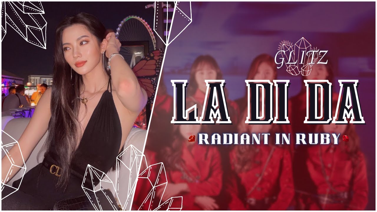 GLITZ Radiant in Ruby "LA DI DA" - YouTube