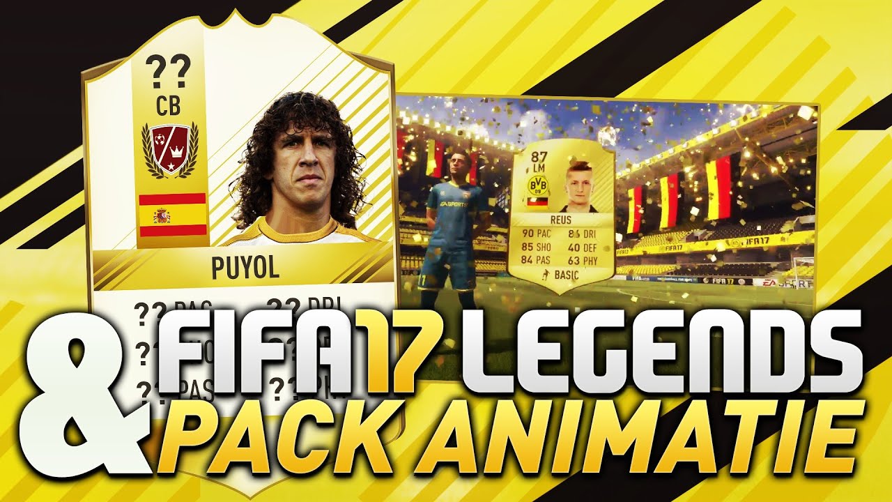 NIEUWE LEGENDS & PACK ANIMATIE IN FIFA 17! - YouTube