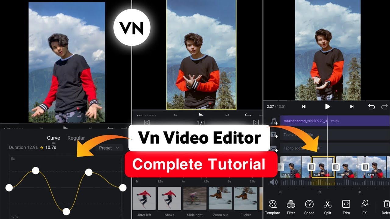How To Edit Video in Vn Video Editor Complete Tutorial 2022 || Vn ...