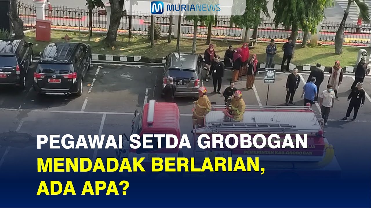 Pegawai Setda Grobogan Mendadak Berlarian, Ada Apa? - YouTube