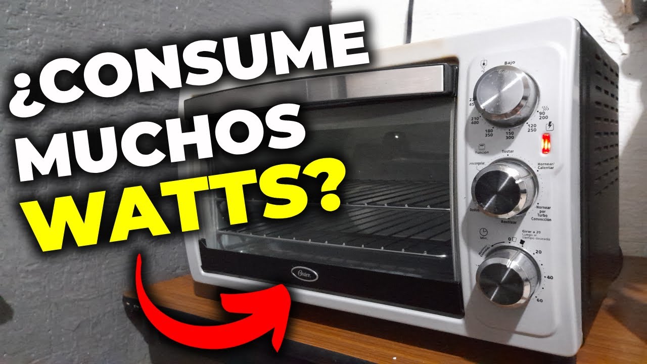 ¿Cuántos WATTS consume un horno eléctrico? - YouTube