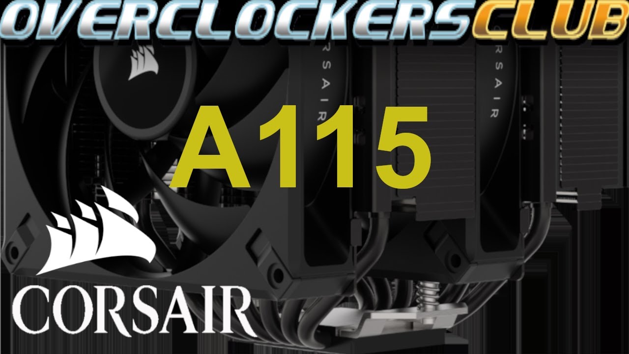 Corsair A115 High Performance Air Cooler Review! - YouTube