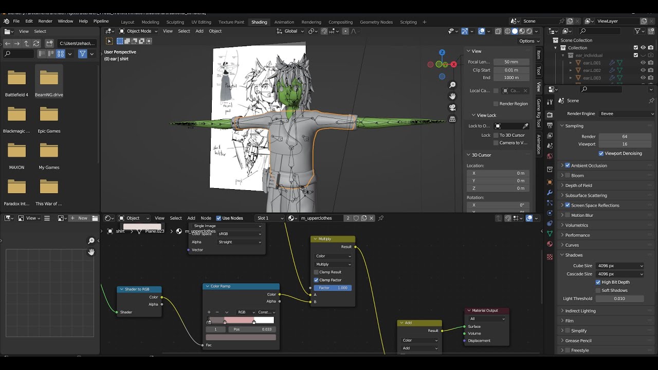 [Stream] Blender Animation: Character Texturing - YouTube