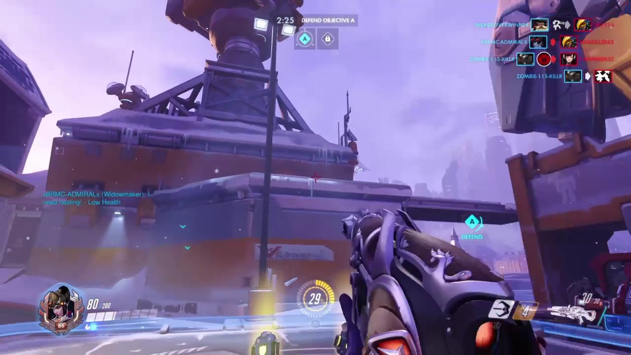 Overwatch - Hanzo/Widowmaker/Ana Gameplay #2 - YouTube