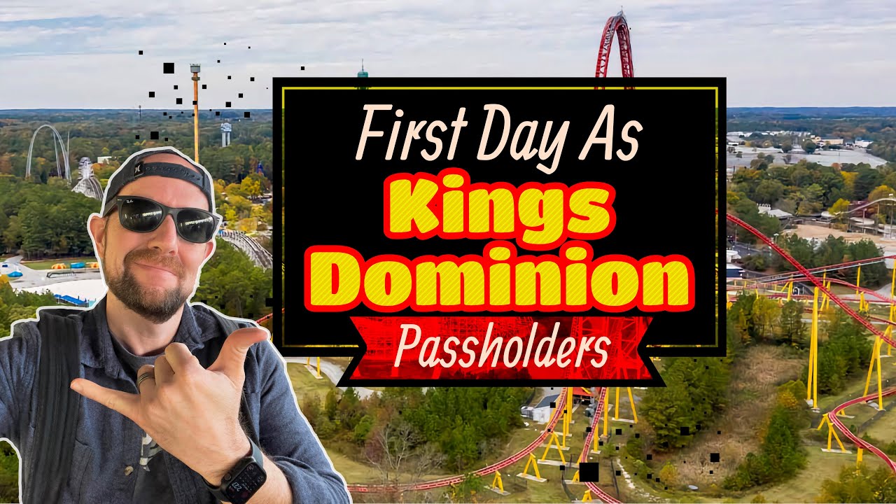 Our First Day in Kings Dominion as Annual Passholders. Here are some of ...