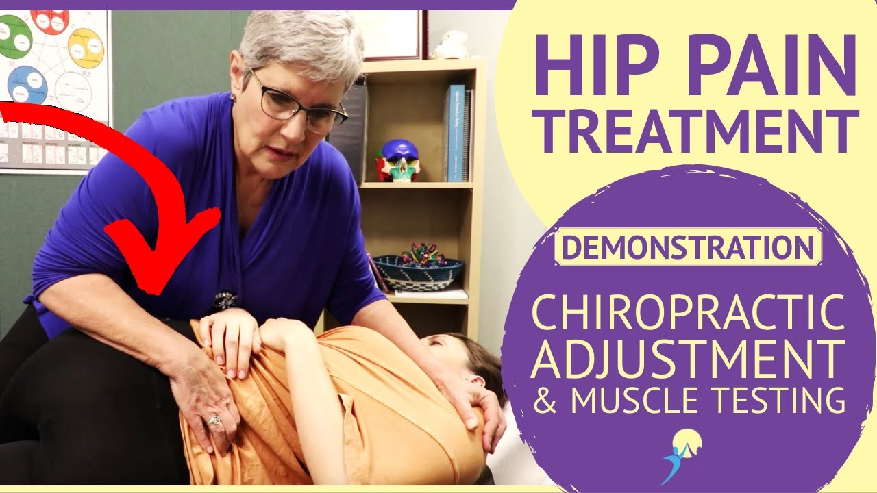 Hip Pain Treatment Demonstration Video [Chiropractic Adjustment ...