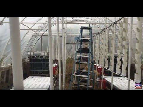 Off Grid solar powered greenhouse aquaponics system build by OFF GRID ...