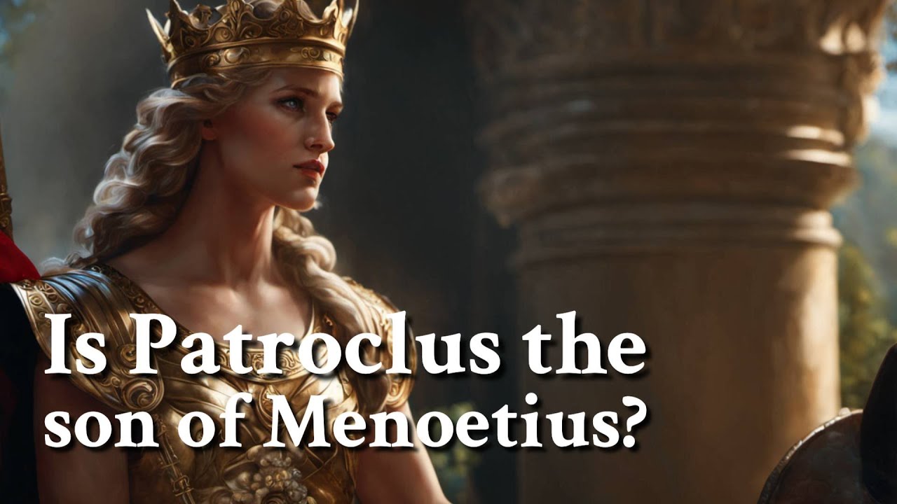 Is Patroclus the son of Menoetius? Greek Mythology Story - YouTube