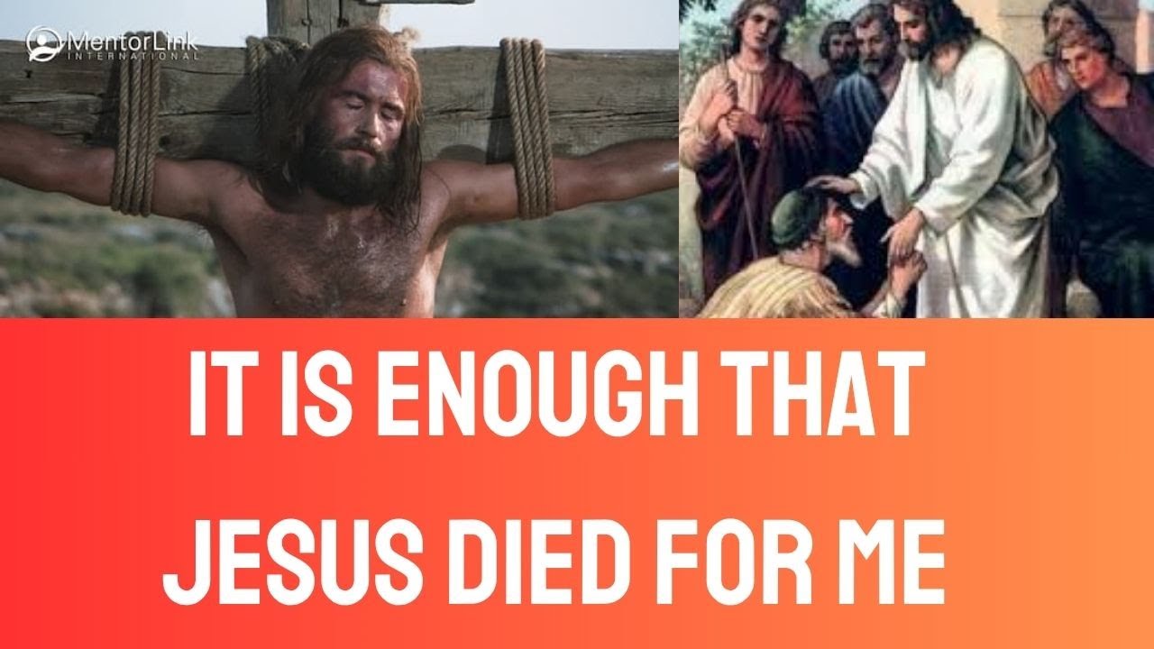 I Need No Other Argument | It Is Enough That Jesus Died for Me (Classic ...