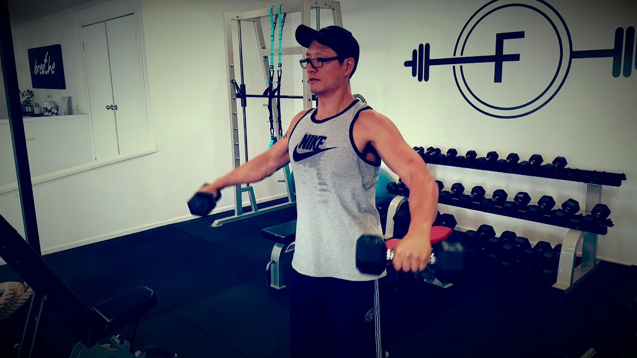 DB lateral raises - YouTube