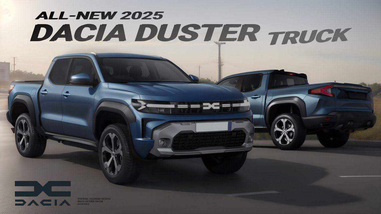 ALL NEW 2025 DACIA DUSTER PICKUP REVEALED? REDESIGN | Digimods DESIGN ...