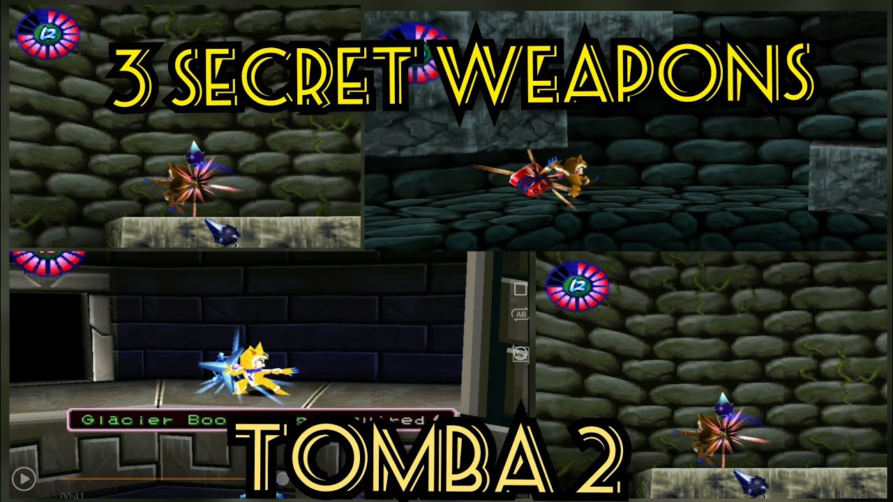 TOMBA 2 | 3 PLACE & SECRET WEAPONS | PS1 FORMAT VCD| - YouTube
