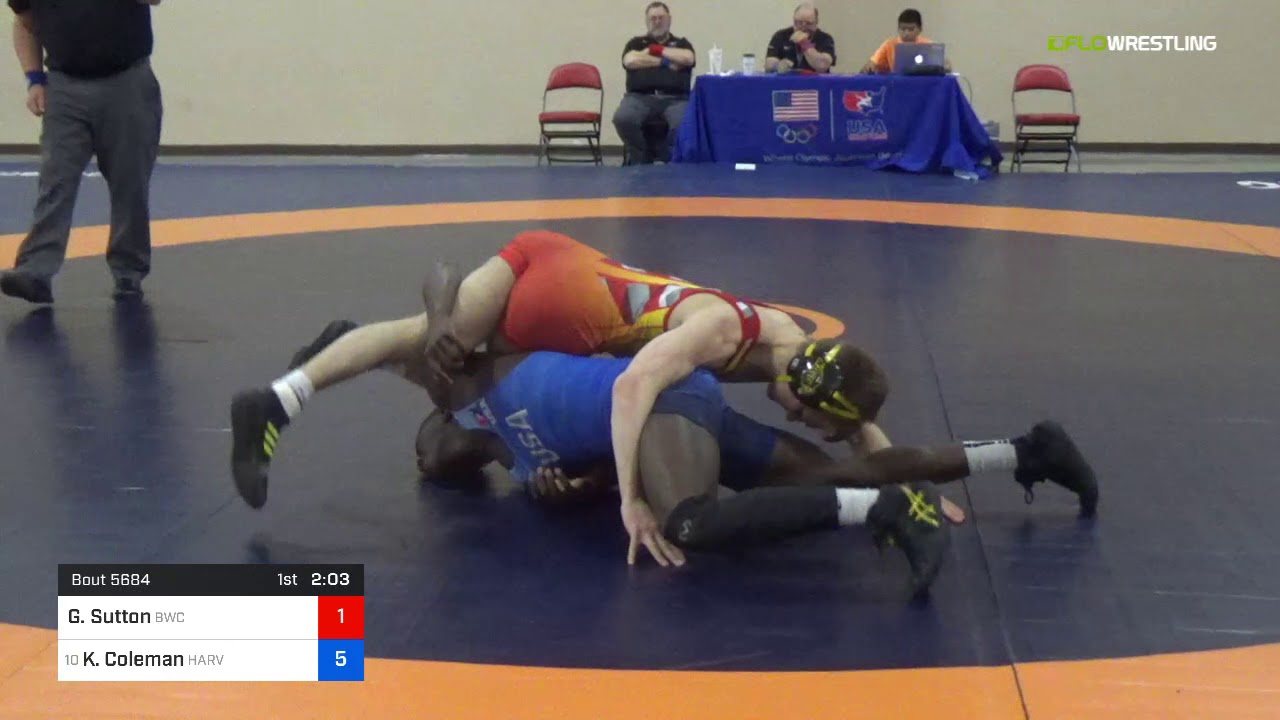 2018 Marine Corps US Open/UWW Junior Freestyle 65 Con 8 #2 - Gavin ...