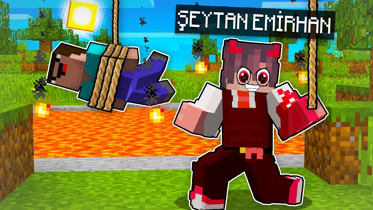 ŞEYTAN EMİRHAN'a DÖNÜŞTÜM! 👹 - Minecraft - YouTube