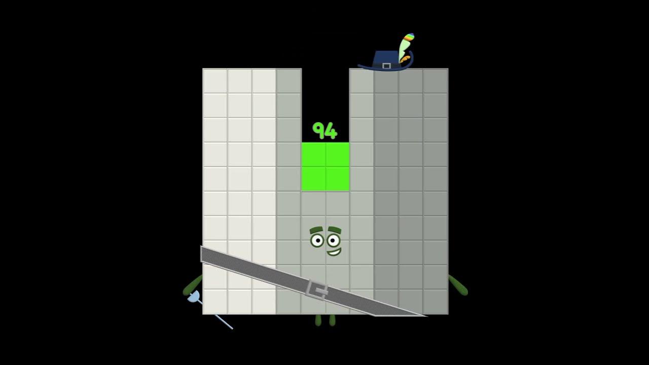 #numberblocks 93 94 and 95 - YouTube
