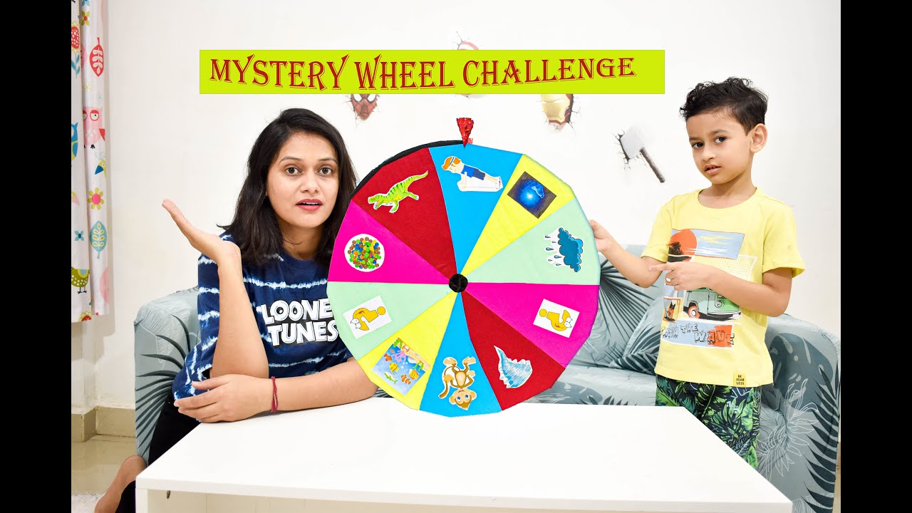 Mystery Wheel Challenge !! Rony and Mumma do the mystery wheel ...