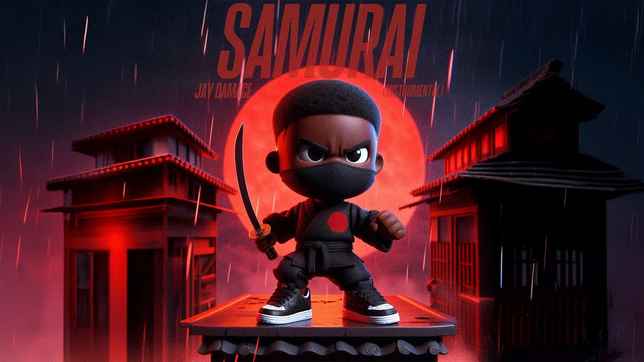 Samurai (Visualizer) | 2025 Samurai Type Beat | Prod By #JayDamageBeatz ...