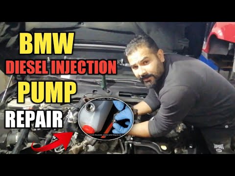 BMW N47 DIESEL INJECTION PUMP REPAIR - YouTube