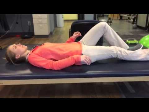 Shoulder range of motion behind back - YouTube