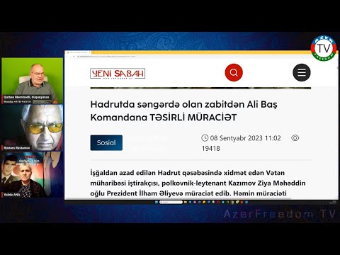 Ziya Kazımov prezidentə müraciət edib, ancaq niyə bu gün?