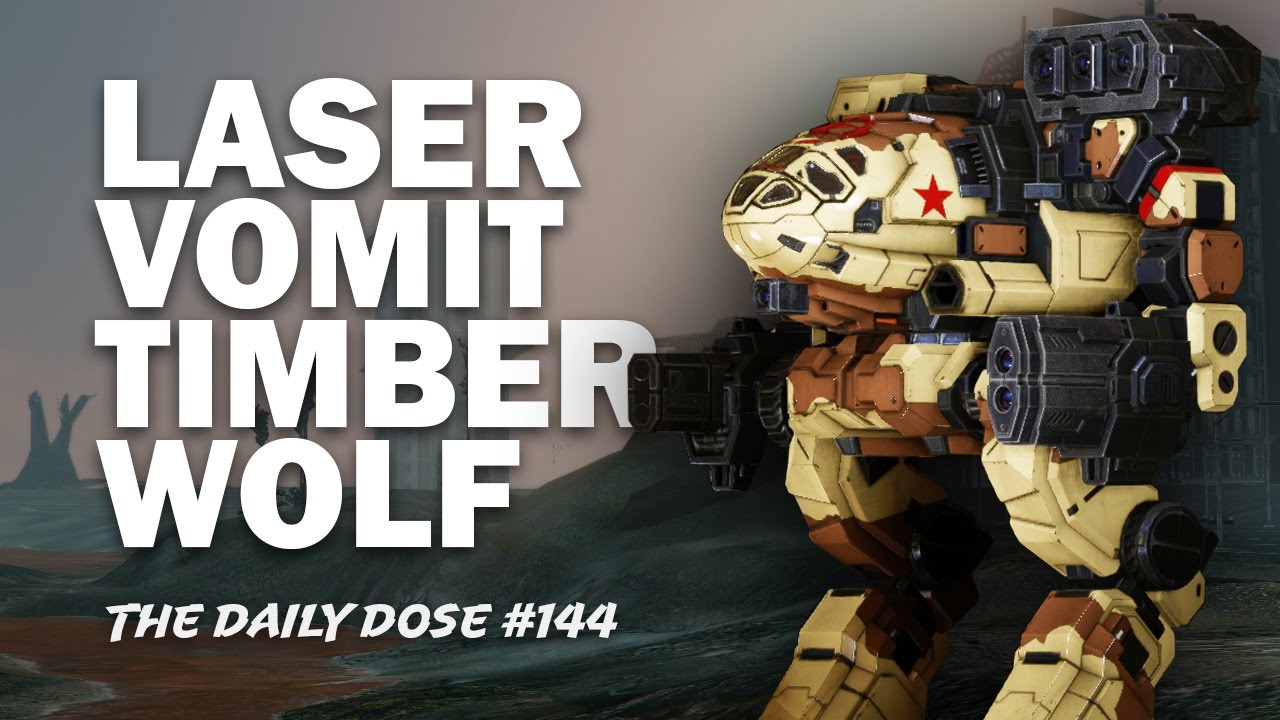 Riding the Heat Scale with the Laser Vomit Timberwolf - Mechwarrior ...