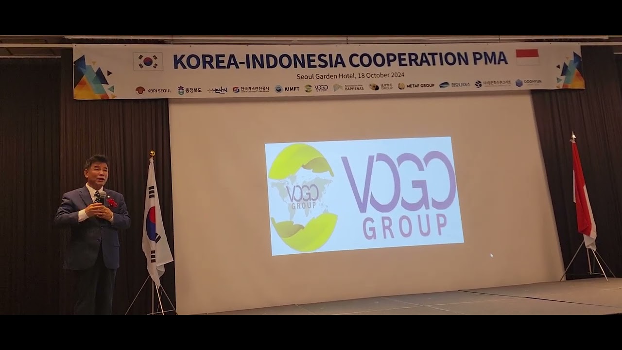 VOGO그룹 권정상회장 인도네시아 정부와의 파트너 PMA.2024.10.18.(금).서울가든호텔 - YouTube