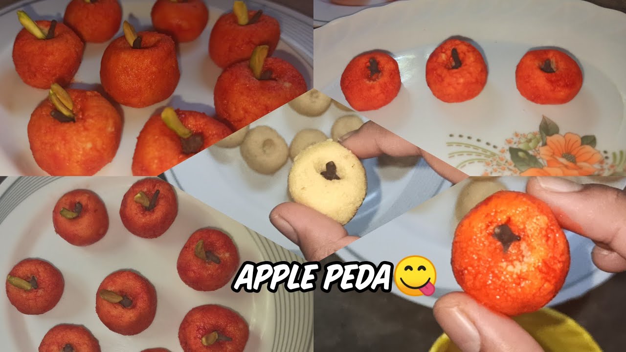 Apple Peda/ Milk Peda / Only 3 Ingredients/ How to Make Apple Peda ...