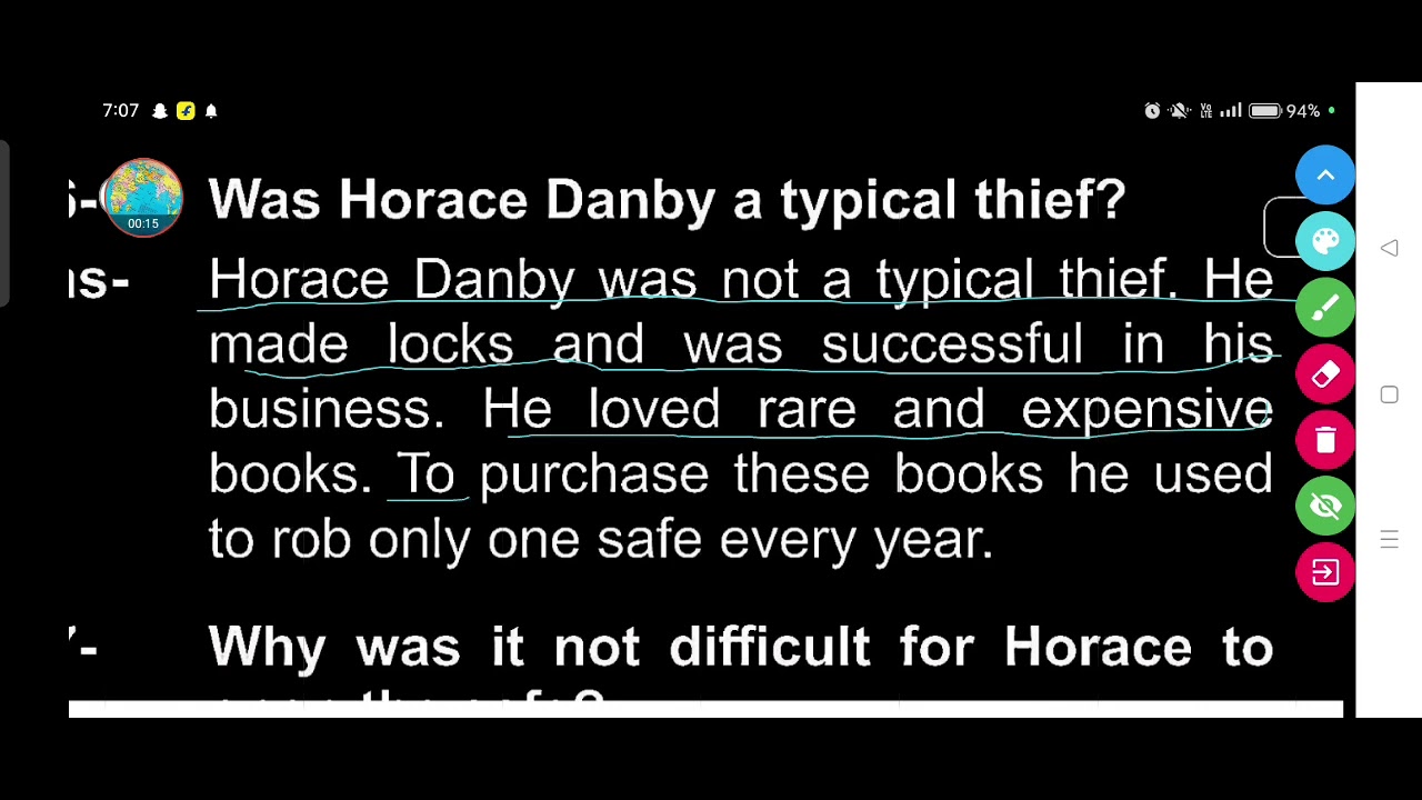 Was Horace Danby a typical thief? || Class 10 english - YouTube