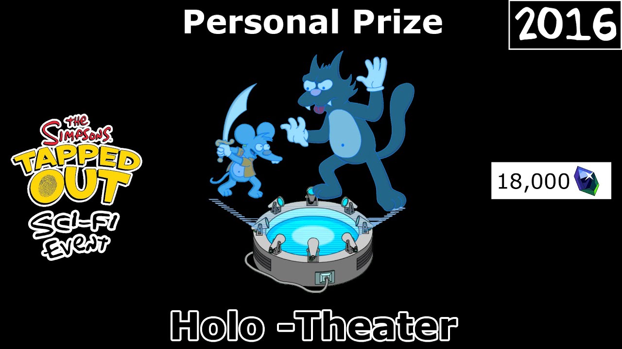 TSTO - Sci-Fi Event | Holo -Theater | Personal Prize - YouTube