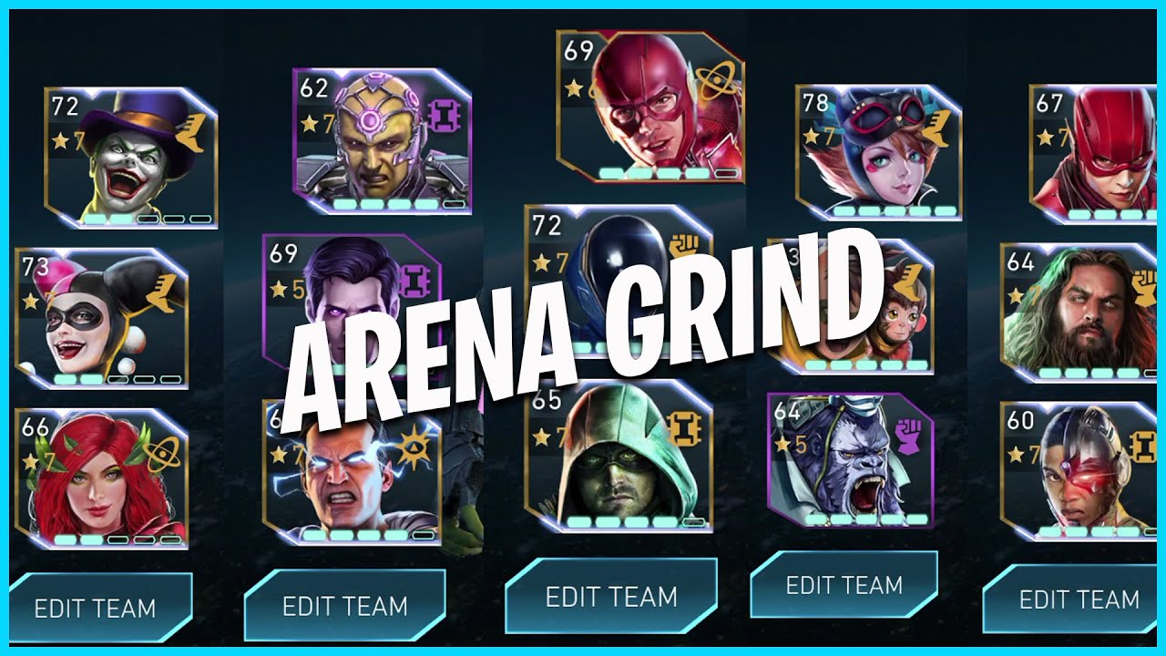 Injustice 2 Mobile | Arena Grind Main Account | Arena Gameplay - YouTube