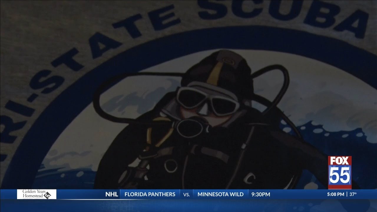 Local teen starts scuba diving business - YouTube