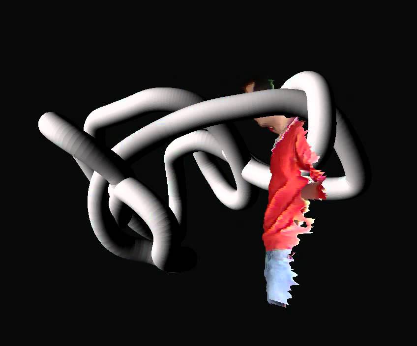 Kinect and Processing experiments - YouTube