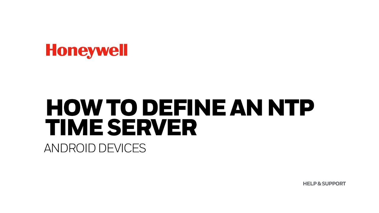 How to define an NTP Time Server on Android Devices - YouTube