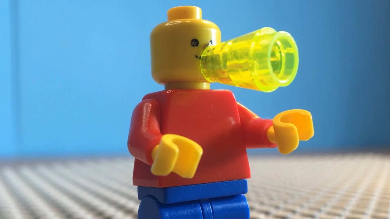 Lego Man sneezes - YouTube