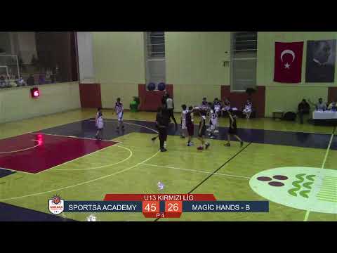 15.01.2022  U13 KIRMIZI LİGİ  Magic Hands B - Sportsa Academy